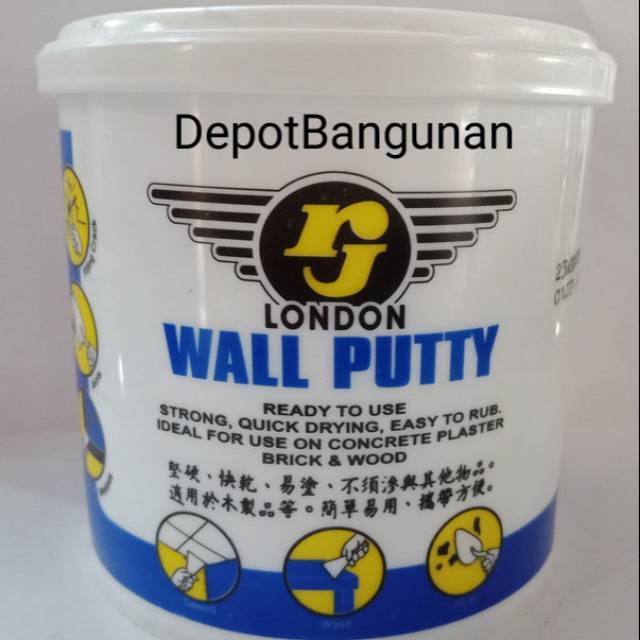 Jual Dempul Tembok RJ Plamir Plamur Putty 1 KG | Shopee Indonesia