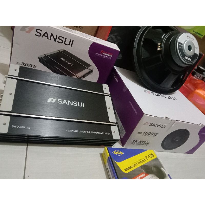Jual Paket audio mobil Sansui | Shopee Indonesia