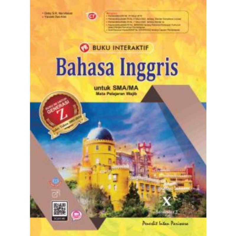 Jual Buku PR/LKS interaktif Bahasa Inggris kelas X,10 semester 1 (K13 revisi) intan pariwara ...