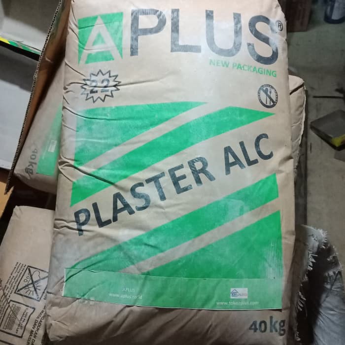 Jual APLUS 22 PLASTER ALC plaster bata ringan 40 KG | Shopee Indonesia