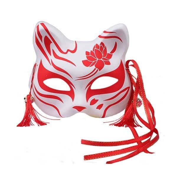 Jual Topeng Anbu Cosplay Ninja Kucing Japanese Anime Demon Slayer Fox ...