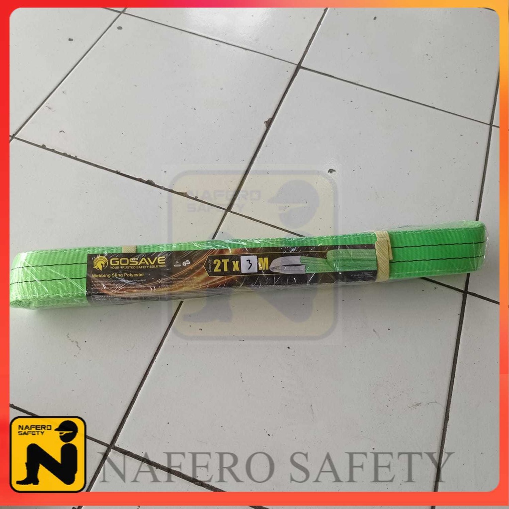 Jual WEBBING SLING 2 TON X 3 METER TALI SABUK WEBING LIFTING SLING ...