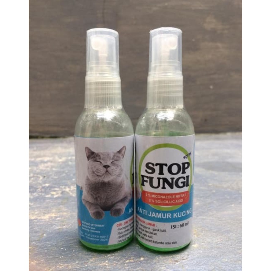 Jual Stop Fungi - Obat Anti Jamur Kucing - Obat Semprot Kucing Jamur 60 ...
