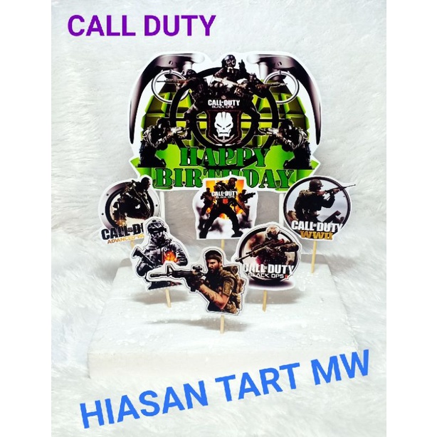 Jual Topper Cake Hiasan Ulang Tahun Karakter Game Laki / Topper Kue ...