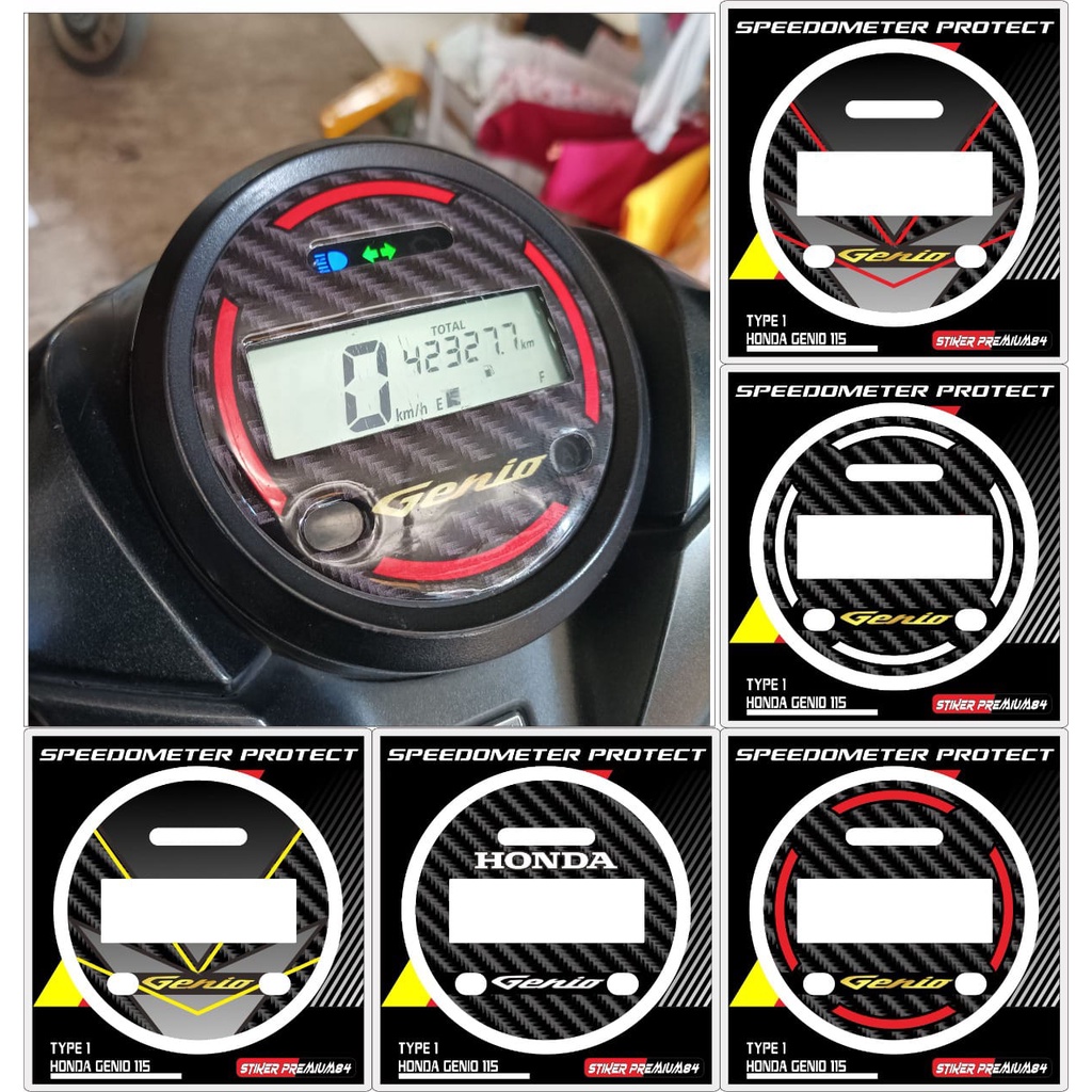 Jual Stiker Timbul Speedometer New Honda Genio 115 - Speedo Meter ...