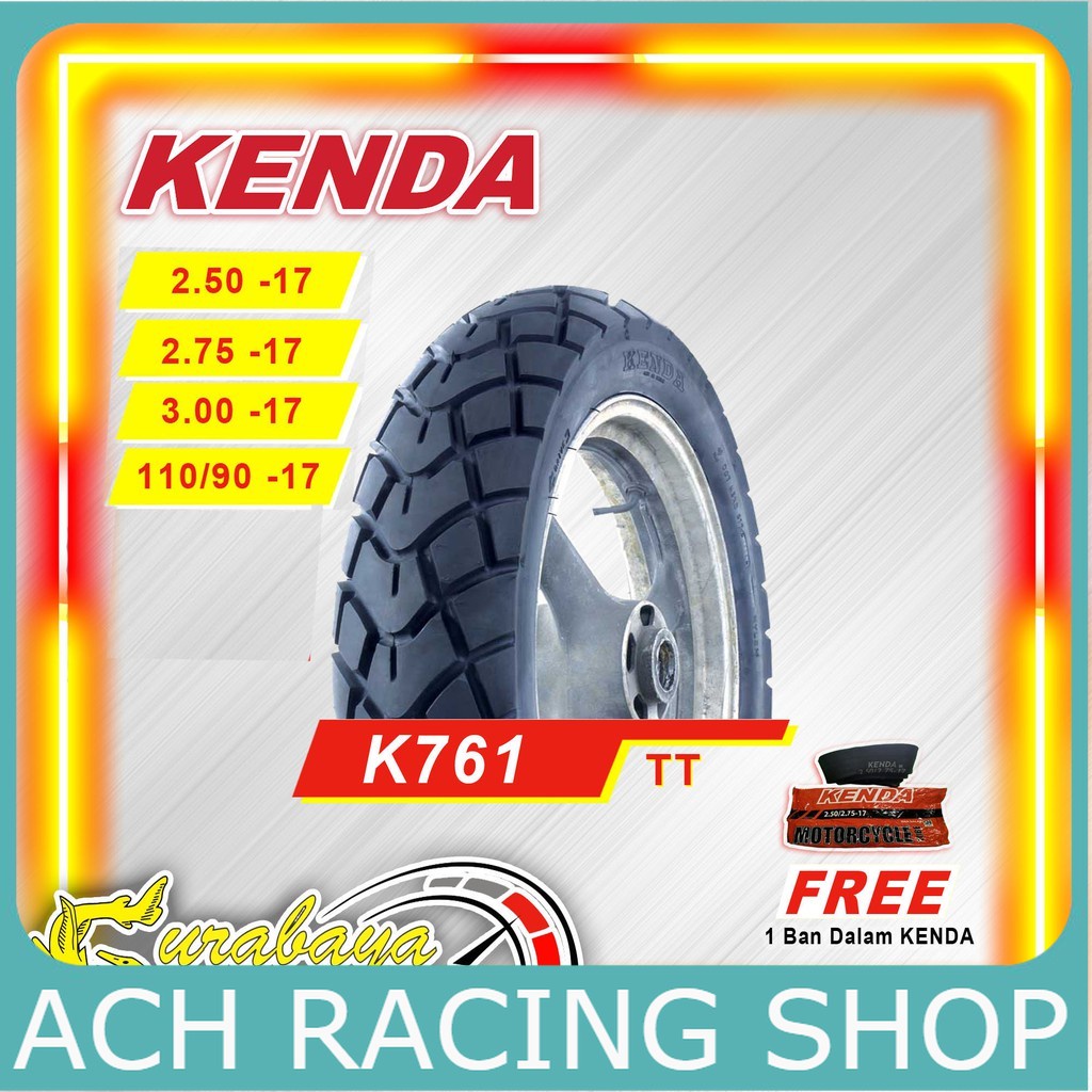 Jual Ban Motor Cross Kenda K761 Tubetype Ring 17 Uk 110 90 Uk 250 Uk 275 Uk 300 (FREE BAN DALAM ...