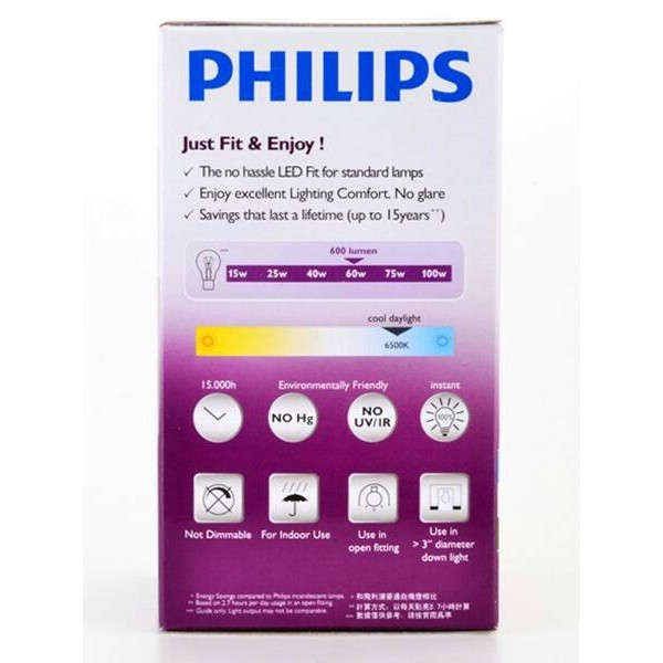 Jual Lampu LED PHILIPS 4w / 4 watt dijamin Hemat Listrik Hingga 90% ...