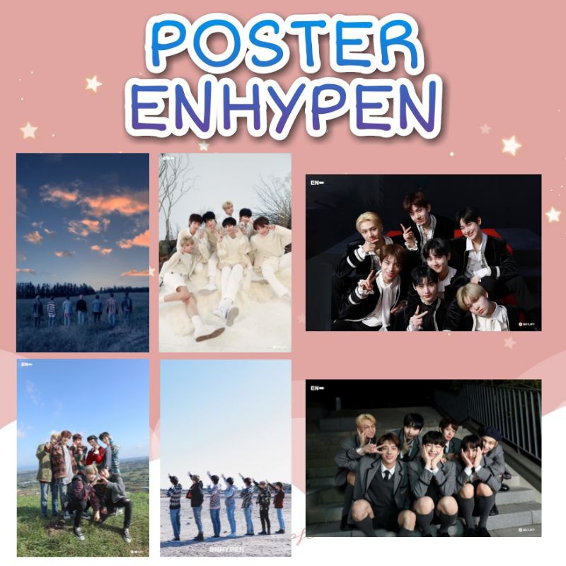 Jual Poster ENHYPEN Kpop BELIFT LAB Engene | Shopee Indonesia