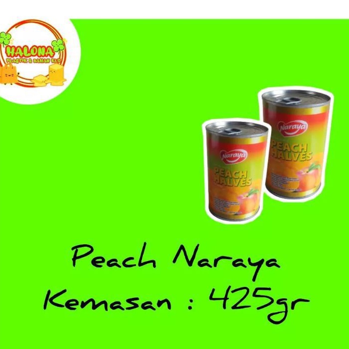 Jual Peach Kaleng Naraya 425gr | Shopee Indonesia