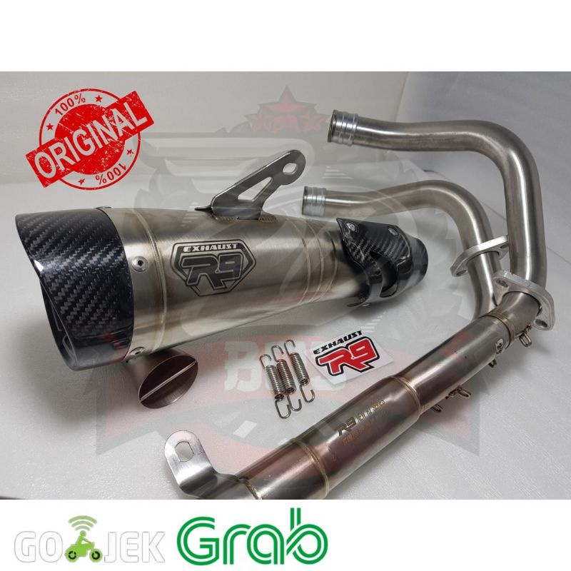 Jual Knalpot R9 H2 SS Series Ninja 250 2018/2021 Knalpot Racing R9 H2 ...