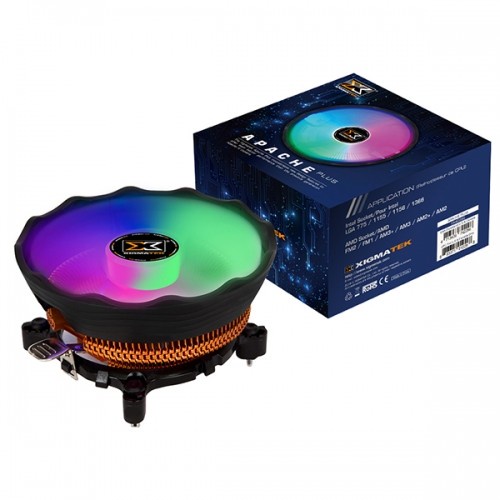 Jual CPU COOLER XIGMATEK APACHE PLUS RGB - XAGATEK | Shopee Indonesia