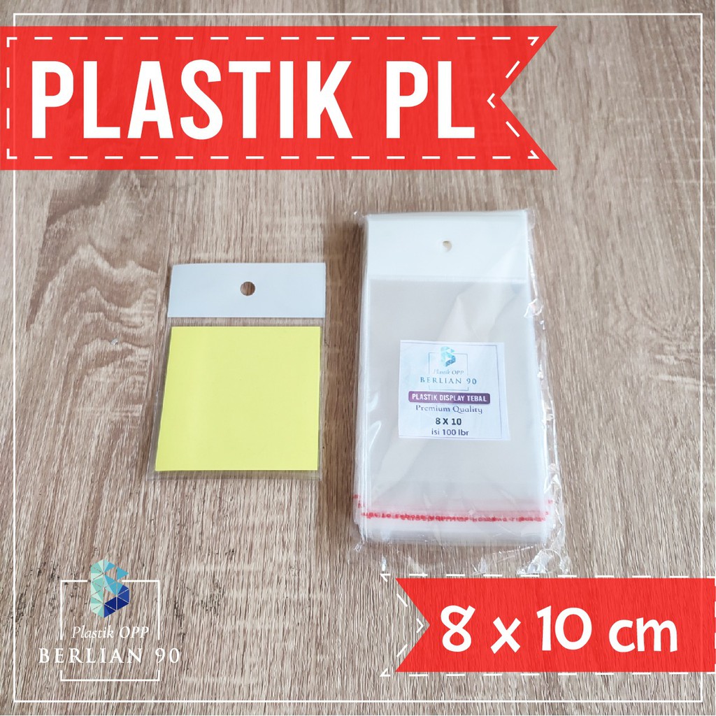 Jual Plastik OPP Display 8 x 10 cm Tebal Premium 40s Micron / Plastik ...