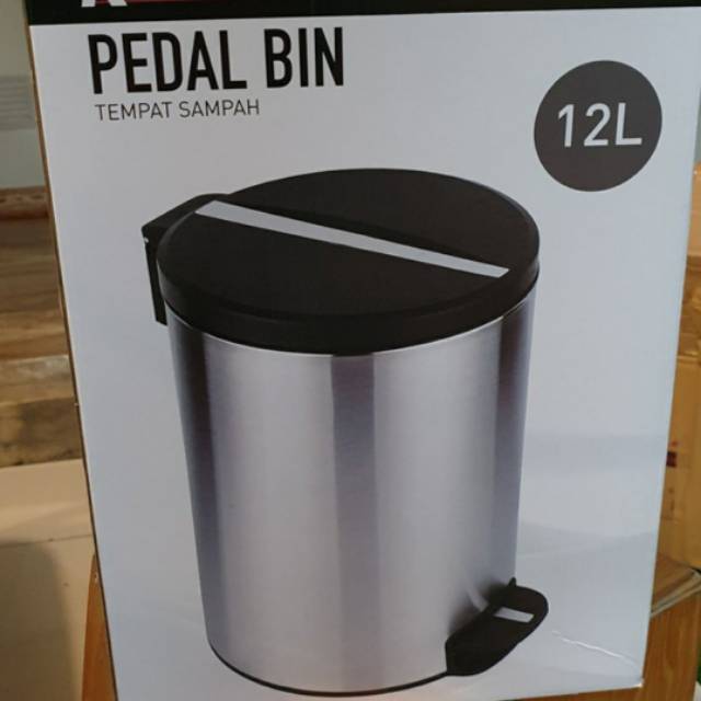 Jual PEDAL BIN/TONG SAMPAH PEDAL INJAK/ TONG SAMPAH KRISBOW ACEHARDWARE/PEDAL BIN 12L | Shopee ...