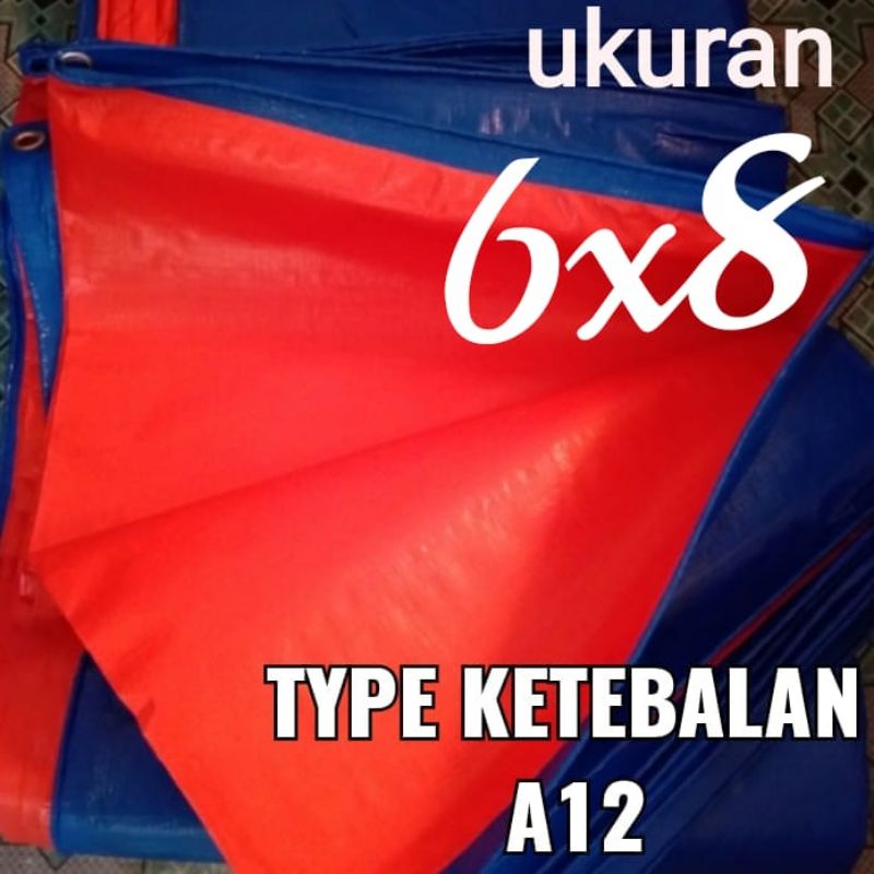 Jual TERPAL LEMBARAN A12 UKURAN 6x8 meter merk TRECK | Shopee Indonesia
