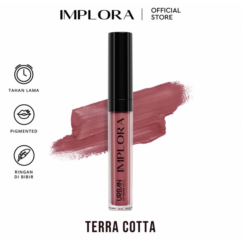 Jual Implora Urban Cream Matte 02 (TERRA COTTA ) | Shopee Indonesia