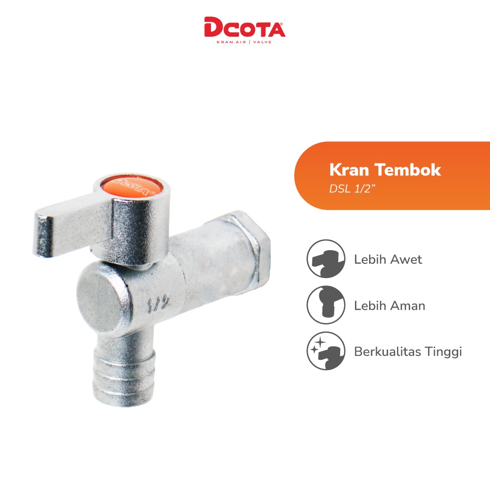 Jual Dcota Kran Air Tembok / Taman DSL 1/2" | Shopee Indonesia