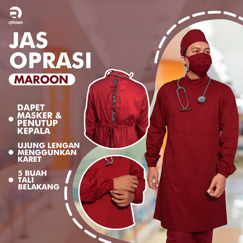 Jual JAS OPERASI / JUBAH OPERASI / APD / SURGICAL GOWN / BAJU OPERASI ...