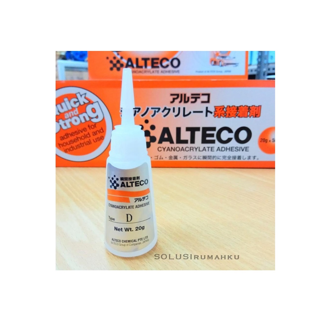 Jual LEM ALTECO 20 gram Perekat Cyanoacrylate Adhesive Tetes Alteko ...