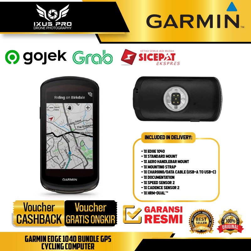 Jual Garmin Edge 1040 Bundle GPS Cycling Computer GARANSI RESMI ...