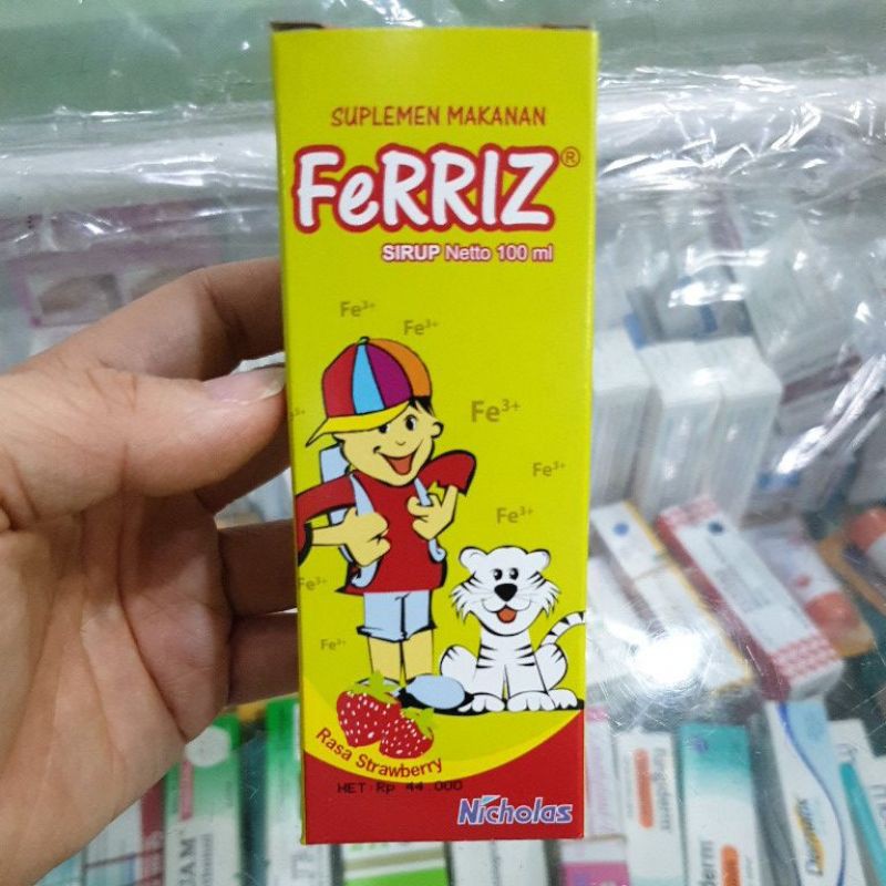 Jual Ferriz syrup 100ml, zat besi, multivitamin anak sirup. | Shopee ...