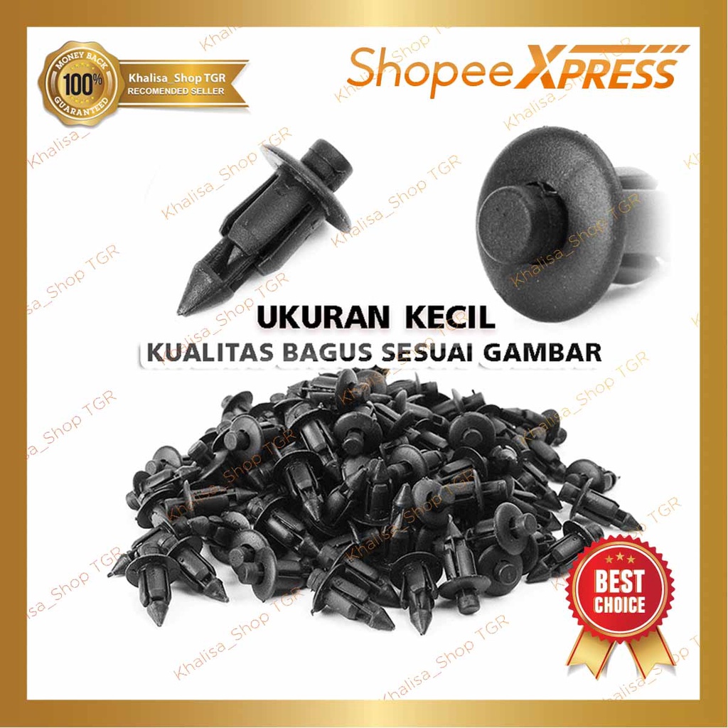 Jual 10 pcs Baut/Baud Kancing/Klip Body Plastik Rivet Kecil NMax/N Max ...