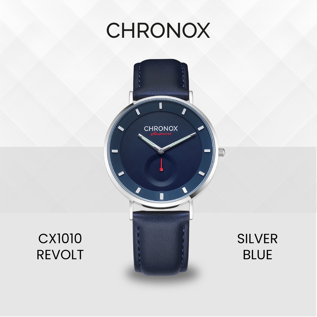 Jual CHRONOX Jam Tangan Pria Kulit Analog - CX1010 REVOLT | Shopee ...