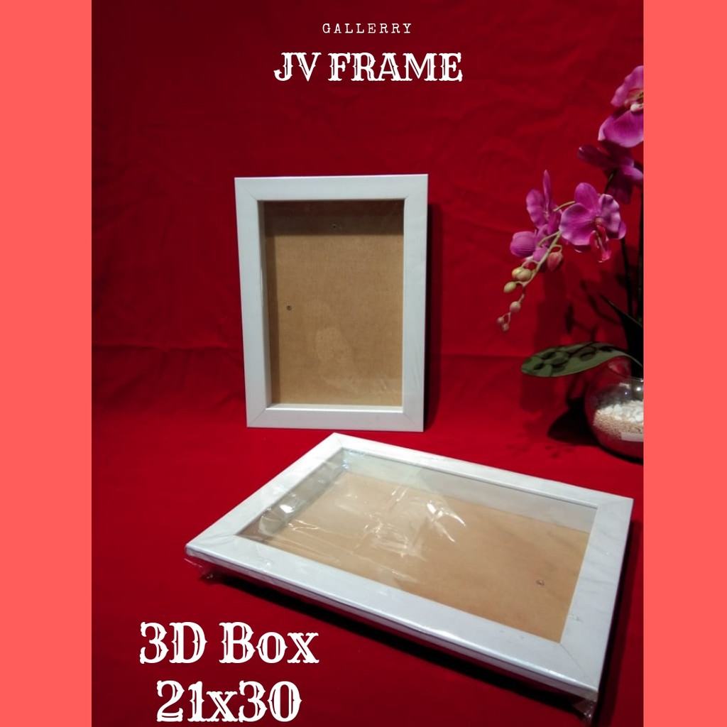 Jual Bingkai Foto Minimalis 3D Box POP UP BOX 21x30 (Minimal 2pcs ...