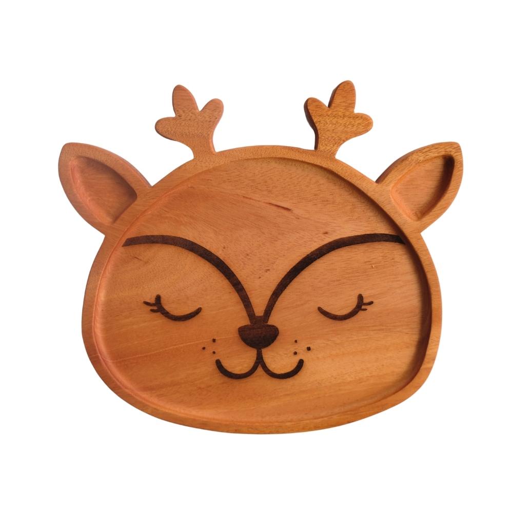 Jual Kanva Deer Wooden Food Tray | Shopee Indonesia