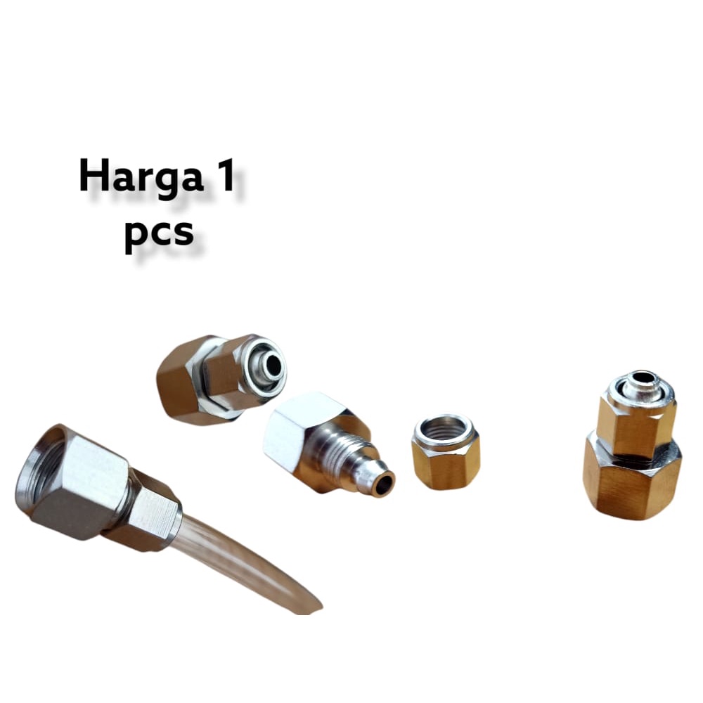 Jual Fitting Selang 6 mm - Drat 1/8 / Fitting Regulator Gas / Regulator ...