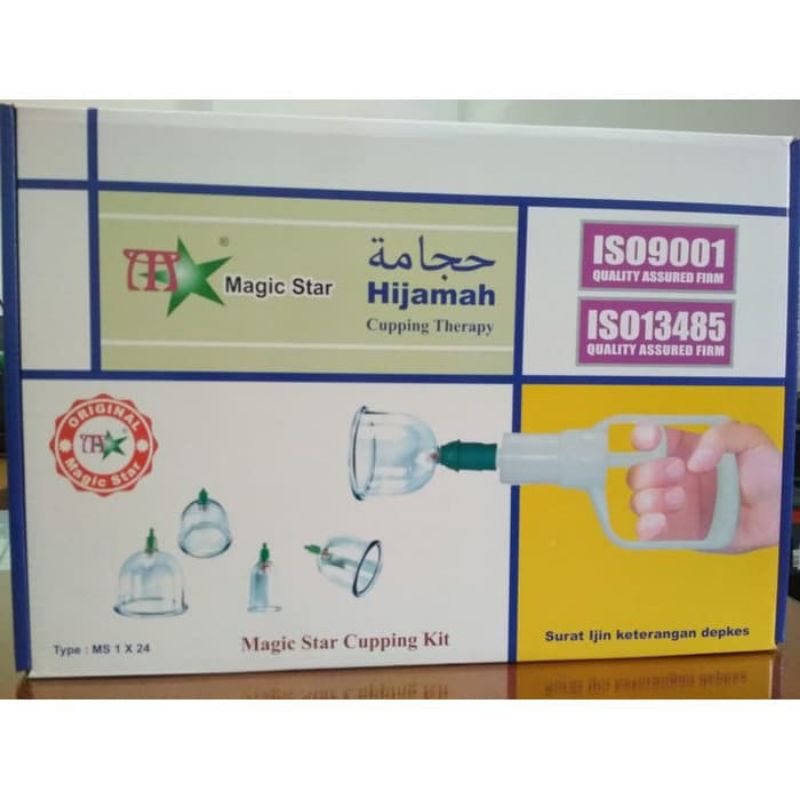Jual Kop angin Alat bekam Vacum HIJAMAH isi 24 cup Alat Therapy badan | Shopee Indonesia