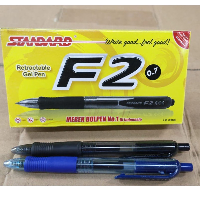 Jual Pulpen / Pen Standard F2 0.7 (1 Pak / 12 Pcs) | Shopee Indonesia