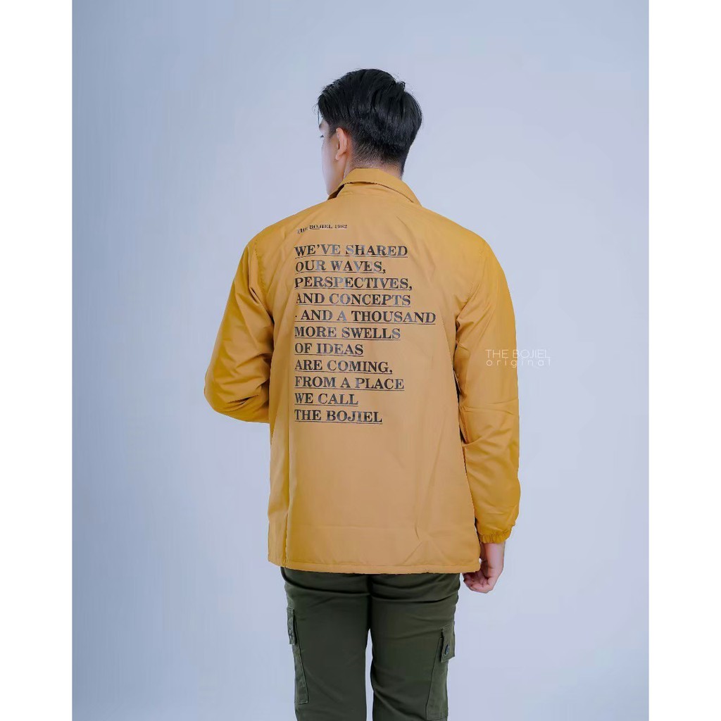 Jual BENITO Coach Jacket Stanislav Old Yellow | Shopee Indonesia