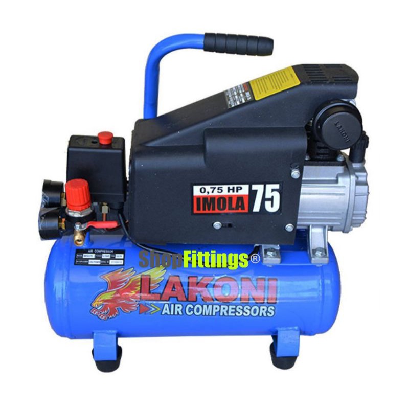 Jual LAKONI IMOLA 75 Kompresor Angin 3/4 HP Portable Air Compressor 10 ...