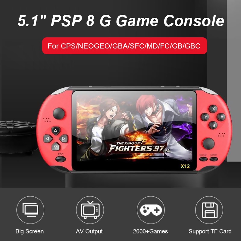 Jual X12 Plus 7 inch Handheld Portable Game Console 16GB preinstalled ...