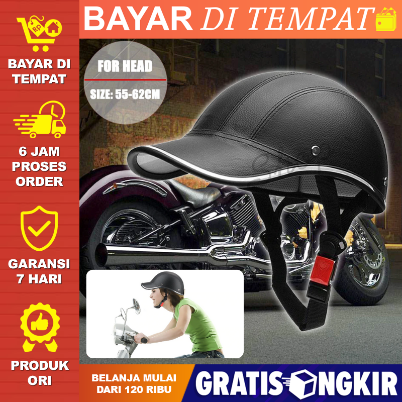 Jual Helm Catok Sepeda Motor Jadul Retro Dewasa Autoleader Helm Catok ...