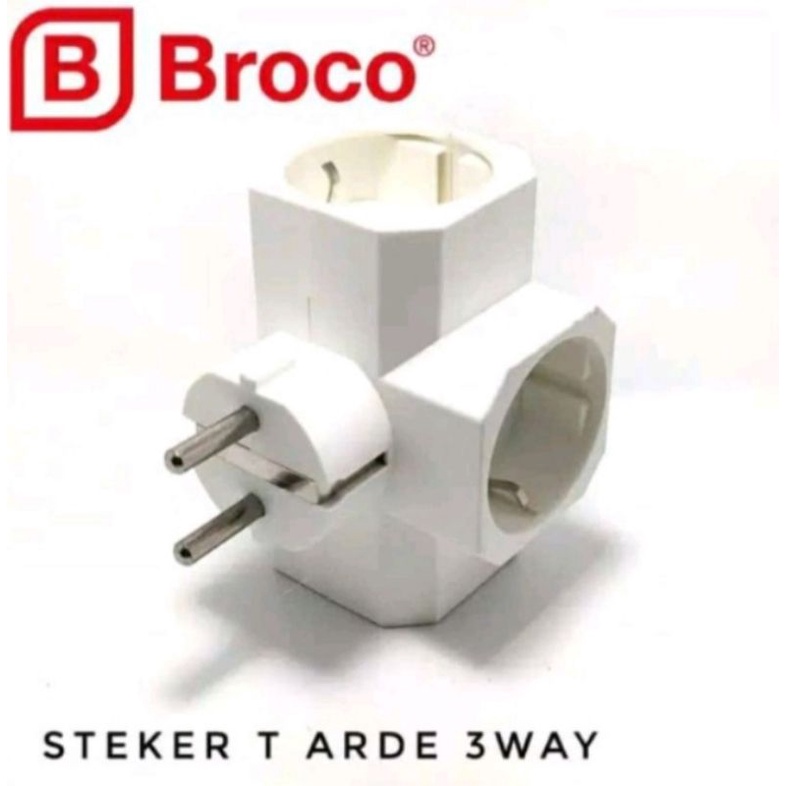 Jual Steker T Arde Persegi 13830 Putih Broco | Shopee Indonesia