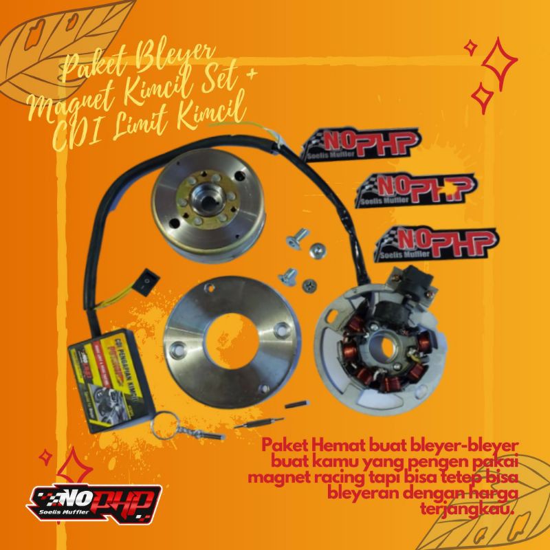 Jual Paket Blayer Magnet Pengapian Kimcil + CDI Limiter & Racing + Plendes | Shopee Indonesia