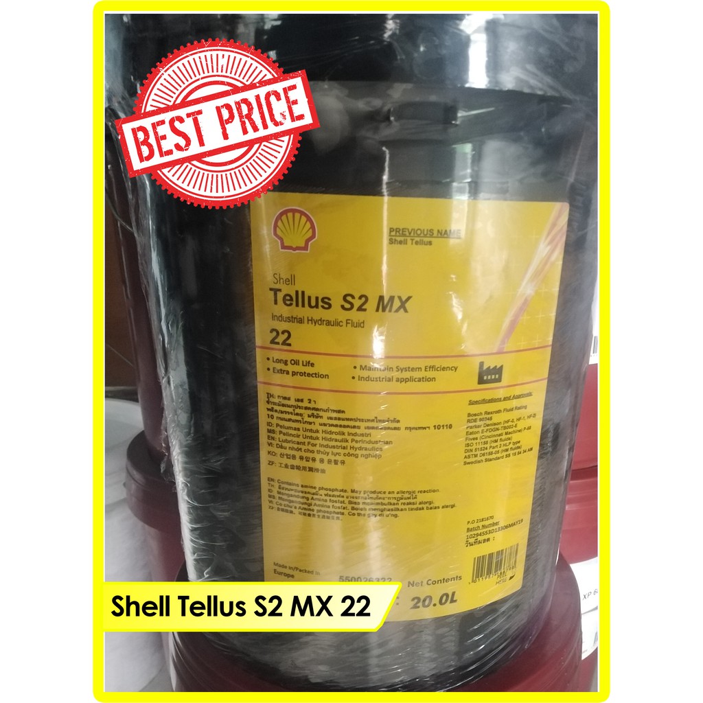 Jual SHELL TELLUS S2 MX 22 ( OLI HIDROLIK ) | Shopee Indonesia