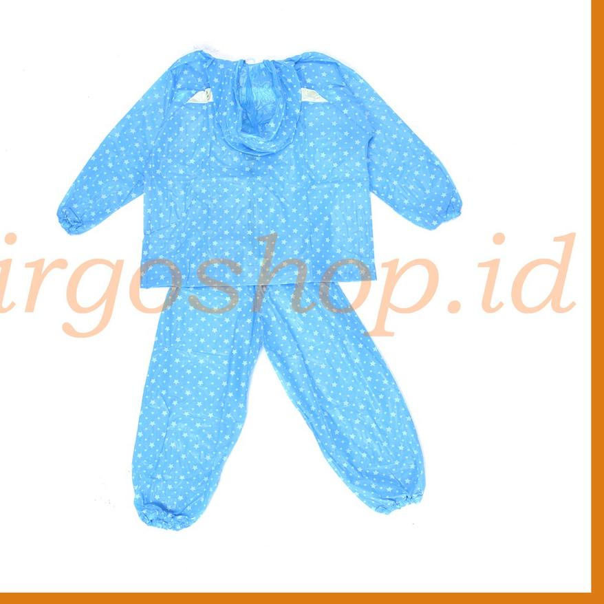 Jual 9.9 sale Jas Hujan Anak Kids PLEVIA 110 Motif Star Merk Plevia ...