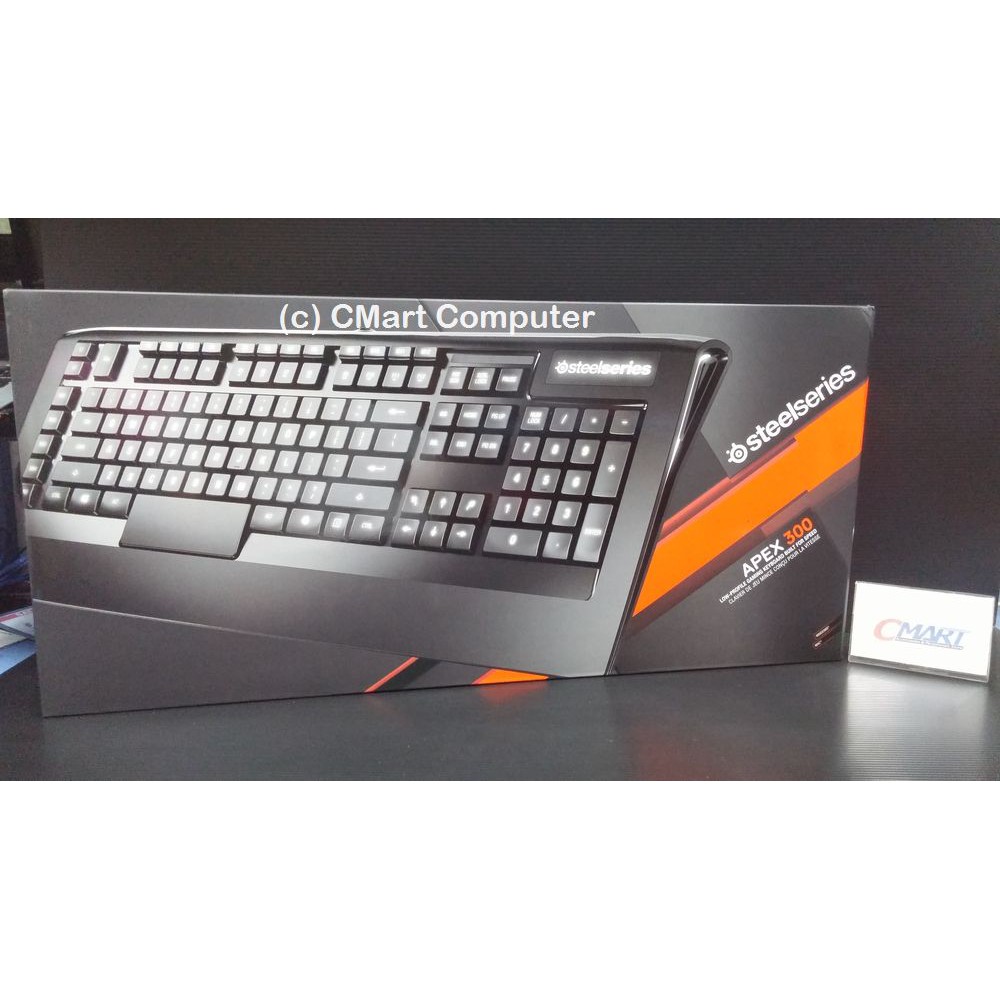Jual SteelSeries Apex 300 Low-Profile Gaming Keyboard Built for Speed ...
