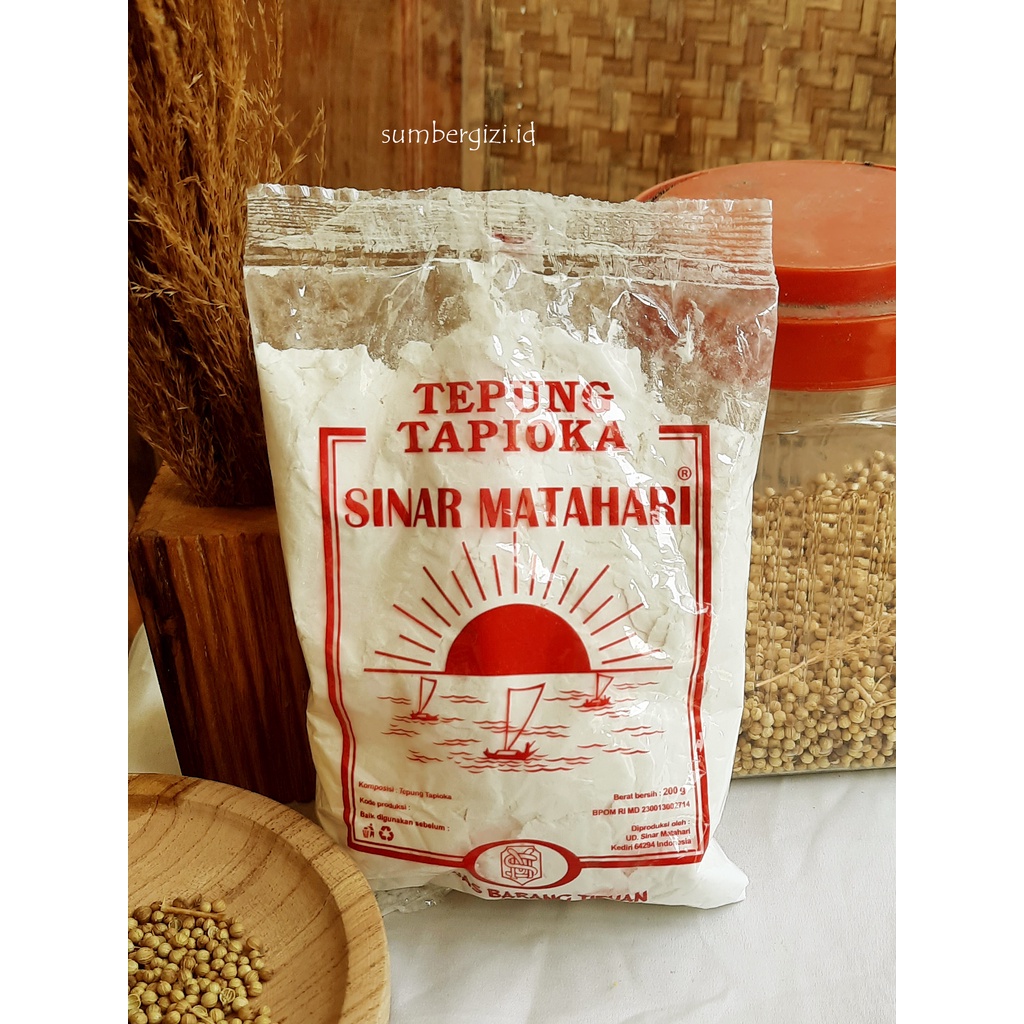 Jual SS187 tepung tapioka / kanji cap matahari 200g | Shopee Indonesia