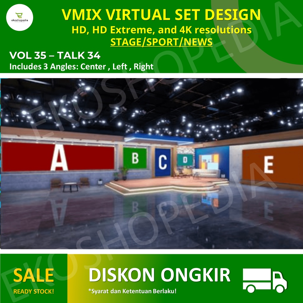 Jual VMIX VIRTUAL SET DESIGN - TALK 34 v35 | Shopee Indonesia