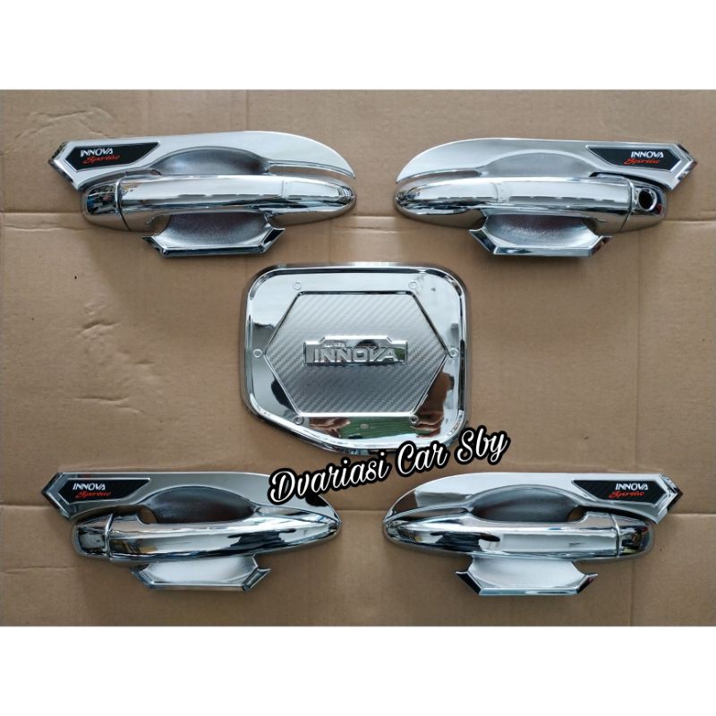 Jual Paket Handle Lengkap Innova Reborn Activo Elegant Chrome | Shopee ...