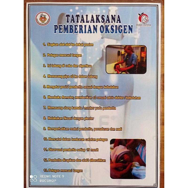 Jual (40) POSTER TATALAKSANA PEMBERIAN OKSIGEN | Shopee Indonesia