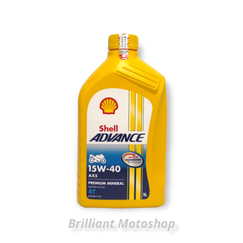 Jual Shell Advance 4T AX5 15W-40 (1L) Oli Motor Original | Shopee Indonesia