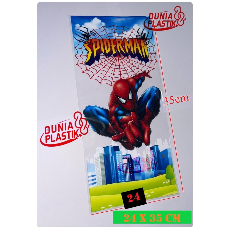Jual isi15pcs OPP ULTAH LOKAL 24x35CM kantong plastik tipis karakter ...