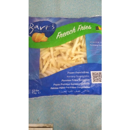 Jual bart's shoestring kemasan 1kg | Shopee Indonesia