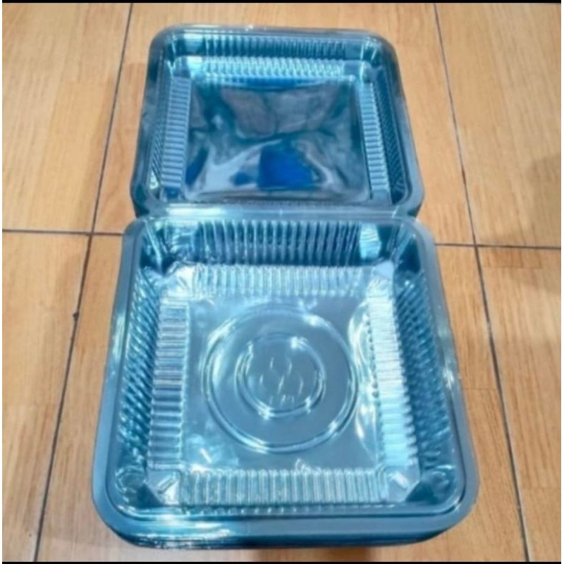 Jual Mika JUMBO isi 50pcs /Mika Plastik Bening /Kotak Tempat Kue Bolu Besar | Shopee Indonesia