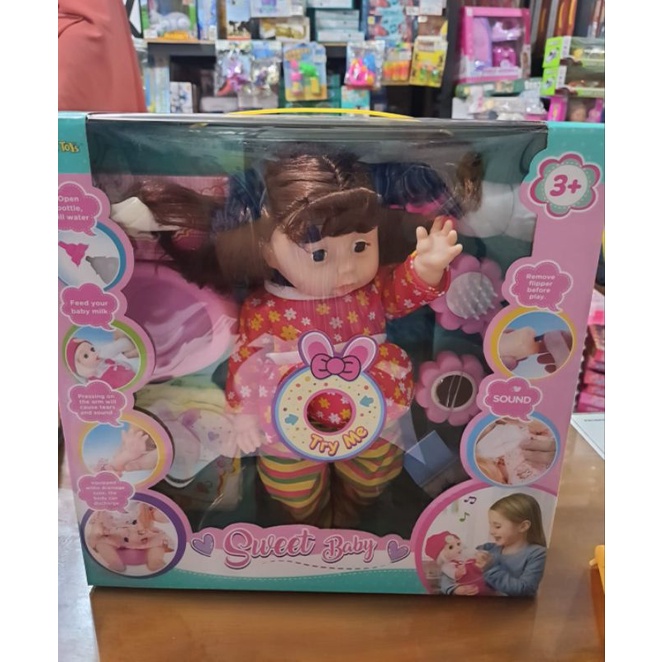Jual Mainan Boneka sweet baby doll bisa bersuara | Shopee Indonesia