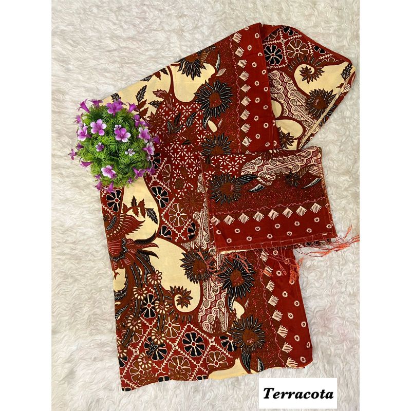 Jual Kamen / Rok Bali Sutra Paris Selendang oncer Motif Batik ...